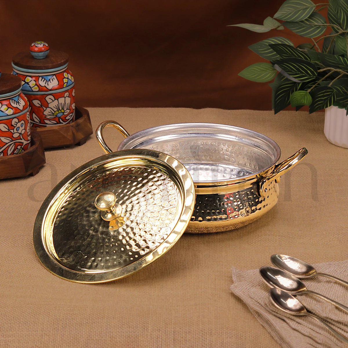 Brass Handi with Lid – Artarium.US